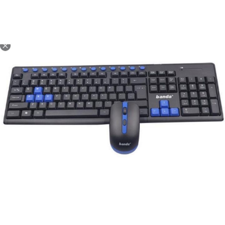 Keyboard Mouse Combo Banda W400 Wireless 2.4G Waterproof Computer ...