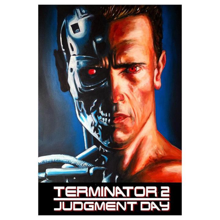 The Terminator Movie Posters Movies 2.0 Vinyl Paper Quotes Vintage ...