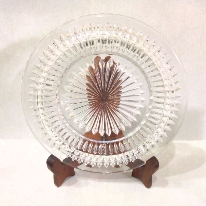 Crystal Glass Decor Plate | Daraz.pk