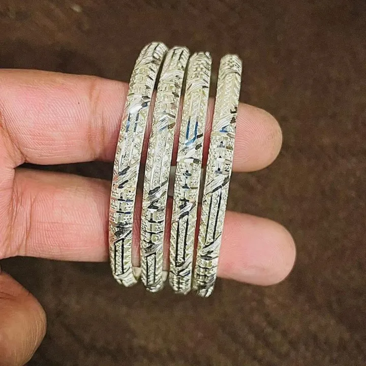 Pure Silver Kangan - Pure Silver Bangles - Pure silver Choorian ...