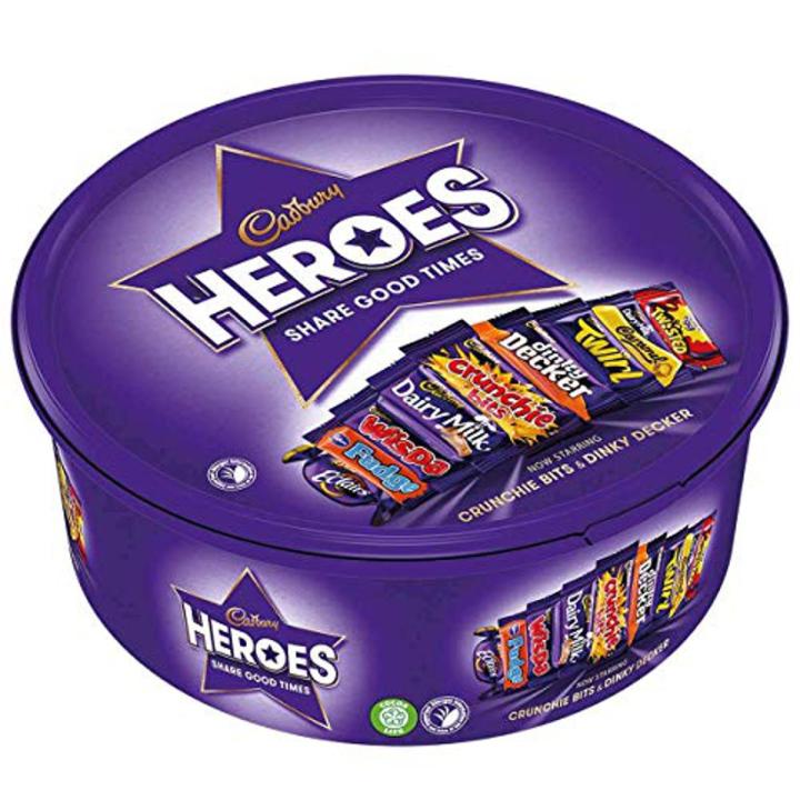 Cadbury Heroes Chocolates Tub 600gm | Daraz.pk