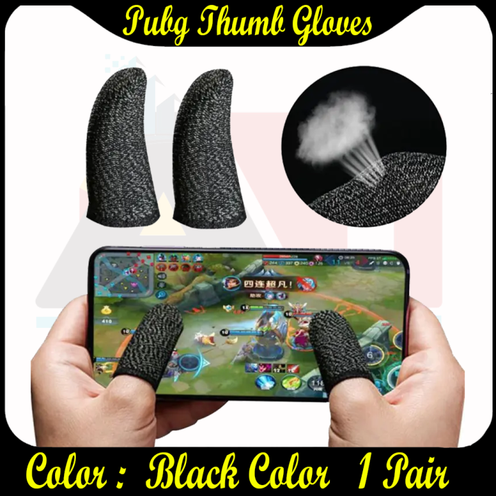PUBG Trigger Finger Gloves Thumb Sleeves for All Games(1- Pairs) | Daraz.pk