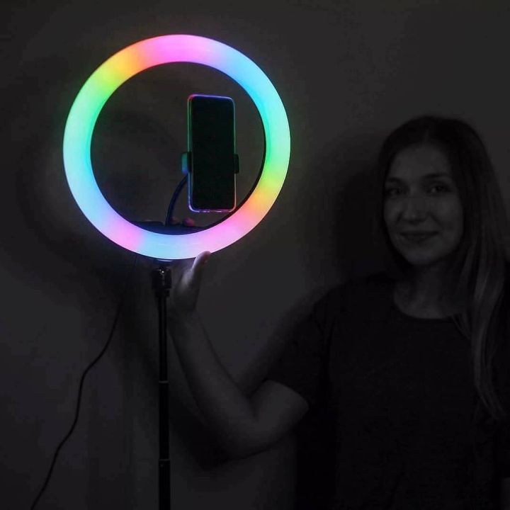 MJ26 10inch 26cm RGB Ring Light for YouTube | Photo | Video | Live ...