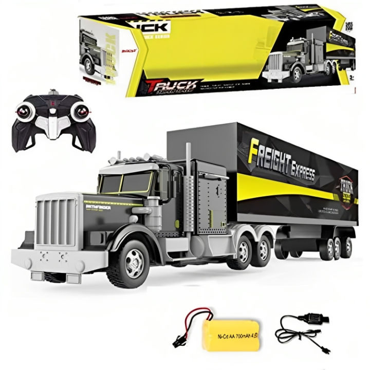 RC Truck Toy With Long Battery Full Function And High-End Container For ...