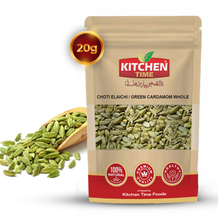 Choti Elaichi - Sabut Elaichi - Green Cardamom Whole - 20g Pack By ...