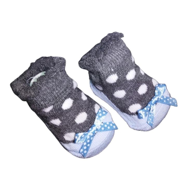Newborn Baby Booties (New Born Babies Fancy Socks) - 1 Pair | Daraz.pk