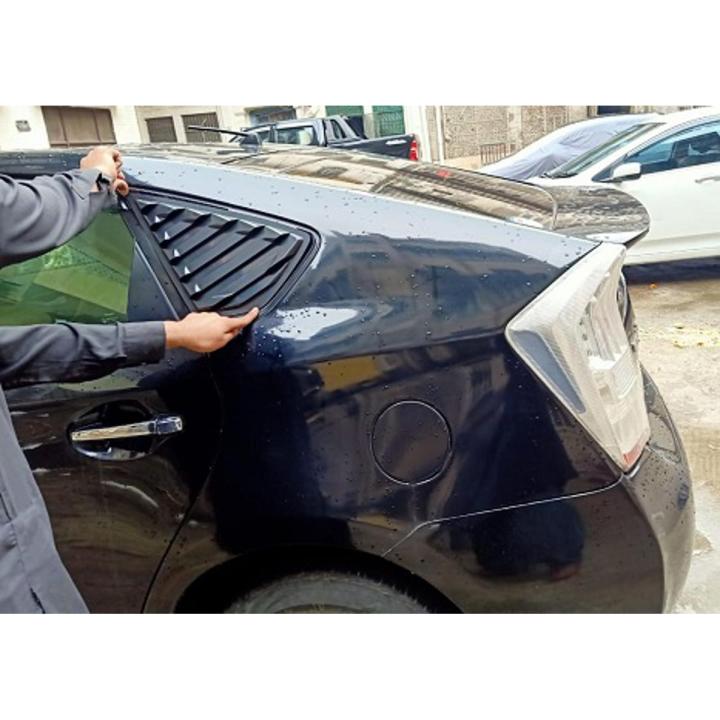 Toyota Prius 2010-2014 Rear Window Quarter Louvers | Daraz.pk