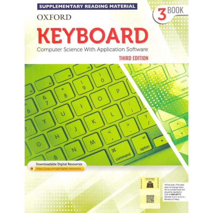Oxford Keyboard Computer Science Book 3 With Application Software Third Edition | Daraz.pk