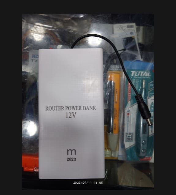 Wifi Router Power bank 12V With FREE CHARGER [PREMIUM Quality] | Daraz.pk