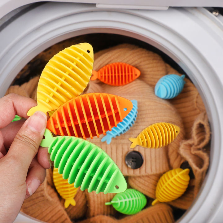 1/5Pcs Creative Fish Washing Machine Laundry Ball Anti-entanglement ...