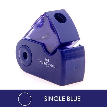 FABER CASTELL Push Pull Double Pencil Sharpener Single Hole Double Hole ...