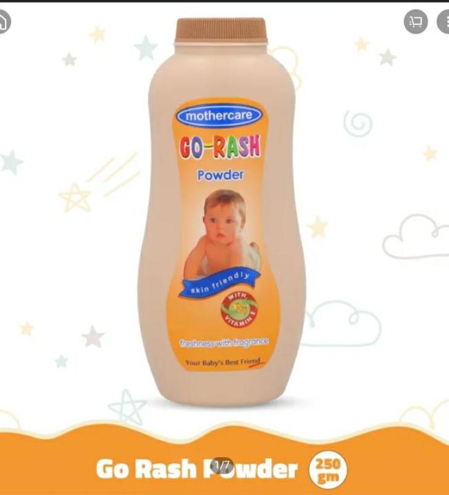 Mothercare Go Rash Baby Powder Large 250gm | Daraz.pk