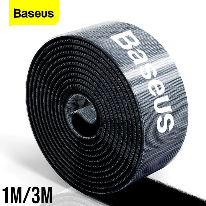Baseus Velcro Strap Roll Cable Organizer – Strong Velcro Tape Cable Tie ...