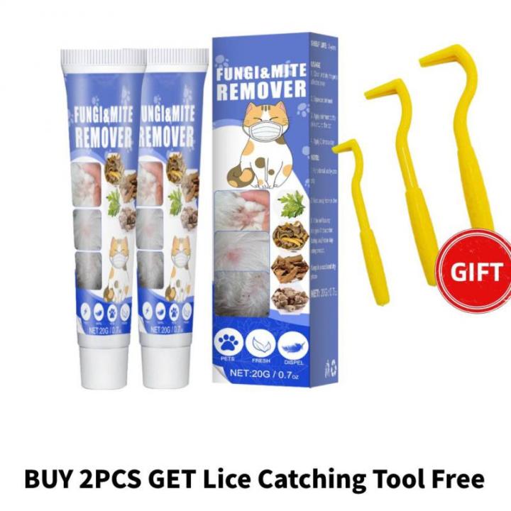 Sizhibin Pet Mite Removing Cream Dog Cat Skin Disease Treat Cream Anti ...