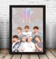 BTS Frame for Room Decoration – Color Empire A4 Laser Cutting Wooden ...
