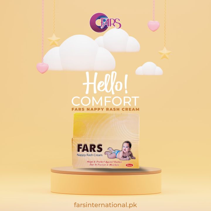 Fars Nappy Rash Cream 30 g – Fast Relief & Protection for Baby’s Skin ...