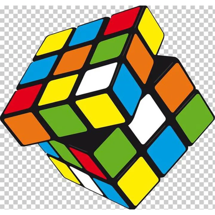 Rubik Cube Sticker - 3 inch x 3 inch - Sticker for Laptop and Mobile ...