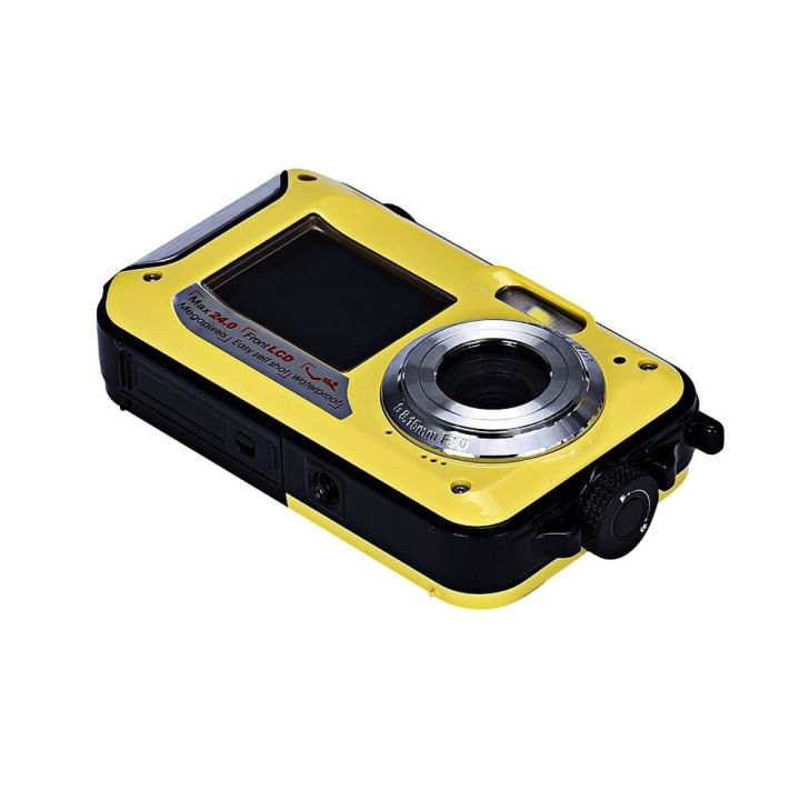 Double Screen Waterproof Camera 24MP 16x Digital Zoom Dive Camera ...