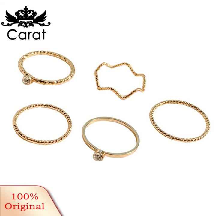 Stacking Rings Glossy Women Stacking Rings | Daraz.pk