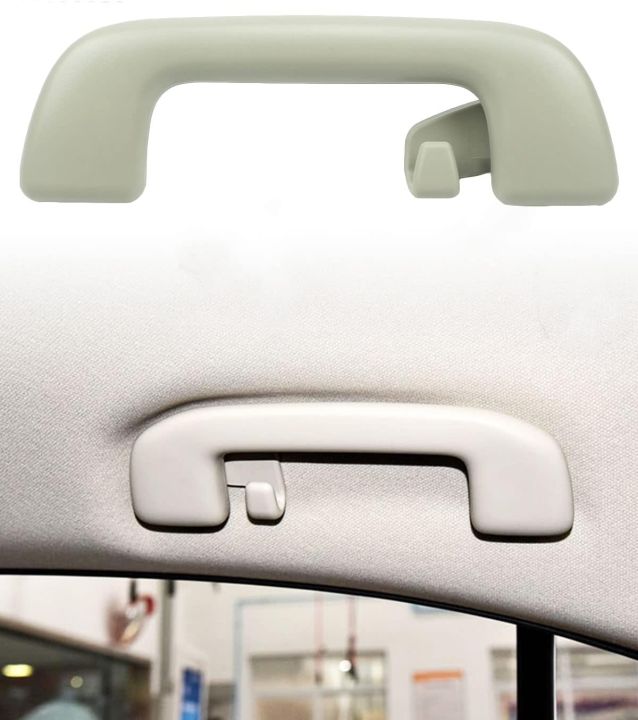 Auto Inner Roof Pull Handle Grab Beige With Hook LH=RH Universal For ...