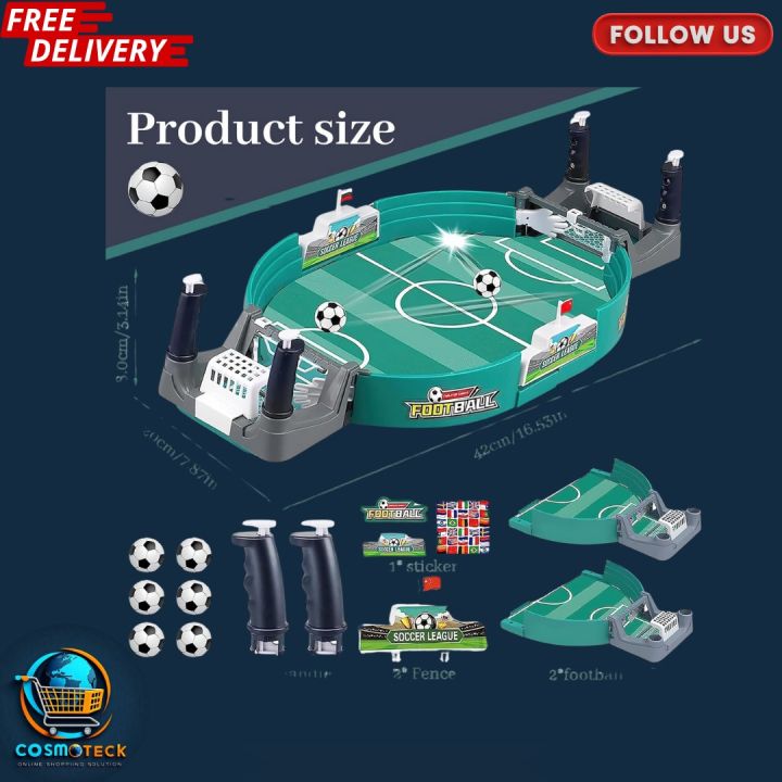 FainFun Mini Table Football - Interactive Table Game with 6 Footballs ...