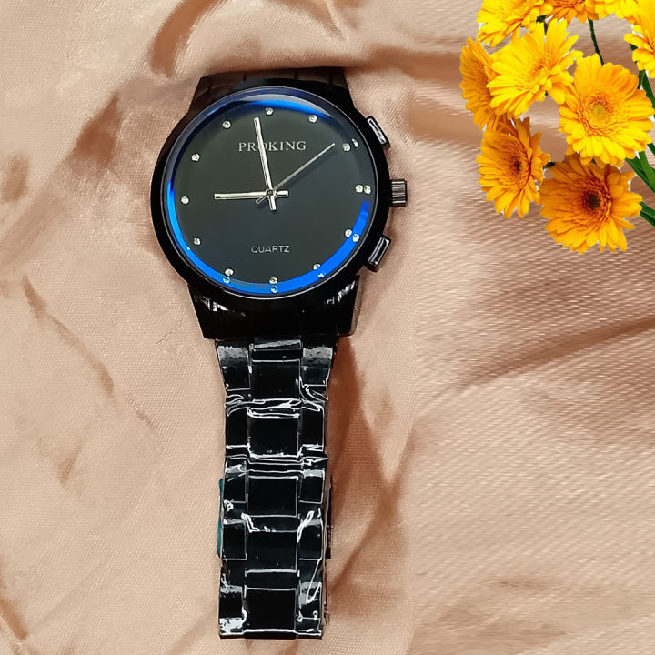 Proking Black Watch with Navy Blue Dial – The Ultimate Blend of Style ...