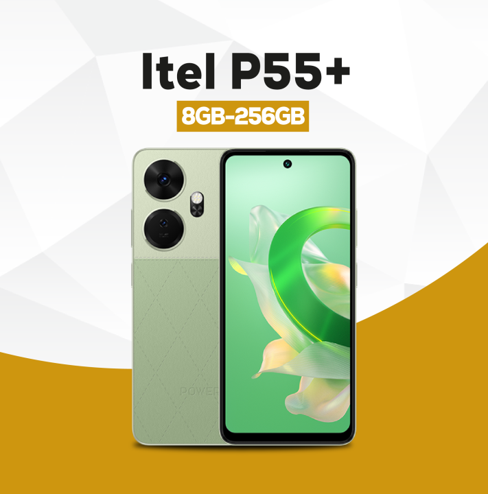 Itel P55+, 8GB RAM + 256GB ROM, IPS LCD 6.6 inches Display, 5000 mAh ...