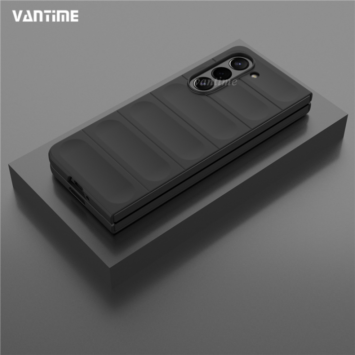 Vantime For Samsung Galaxy Z Fold3 Fold4 Fold5 Fold6 Matte Case Camera
