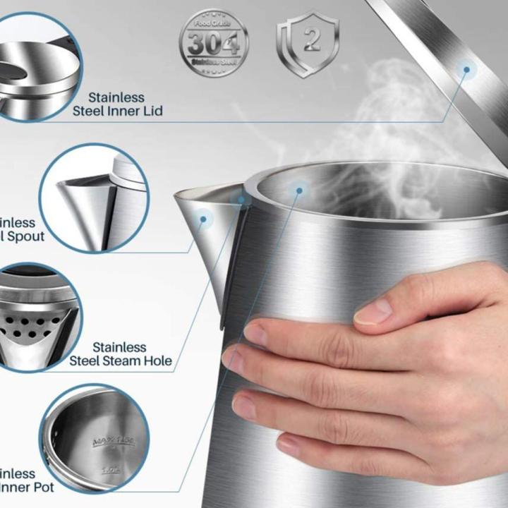 Electric Kettle Water Boiler - 220V Electric Water Kettles 1500W Power ...