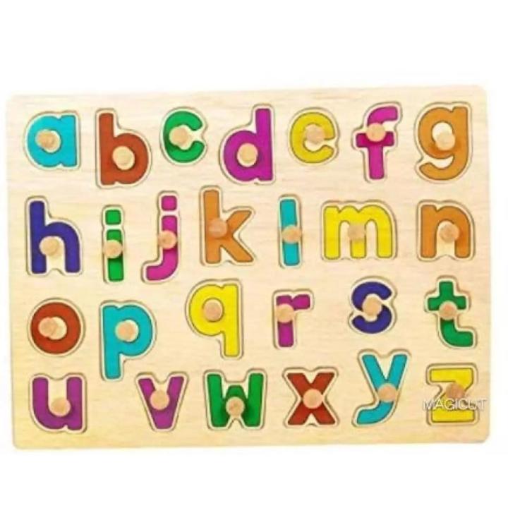 Abcd educational Wooden learning puzzle | Daraz.pk