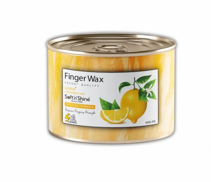 Soft n Shine Lemon Fruity Finger Wax Tin Pack For All Types of Skin ...
