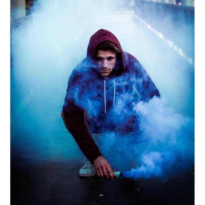 Blue Colour Smokes For Photography Effect , Parties , Wedding smokes ...