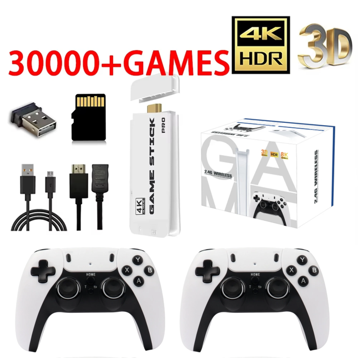 M15 Game Stick 4K, 64 GB 20,000 Plus built in games and Video Game ...