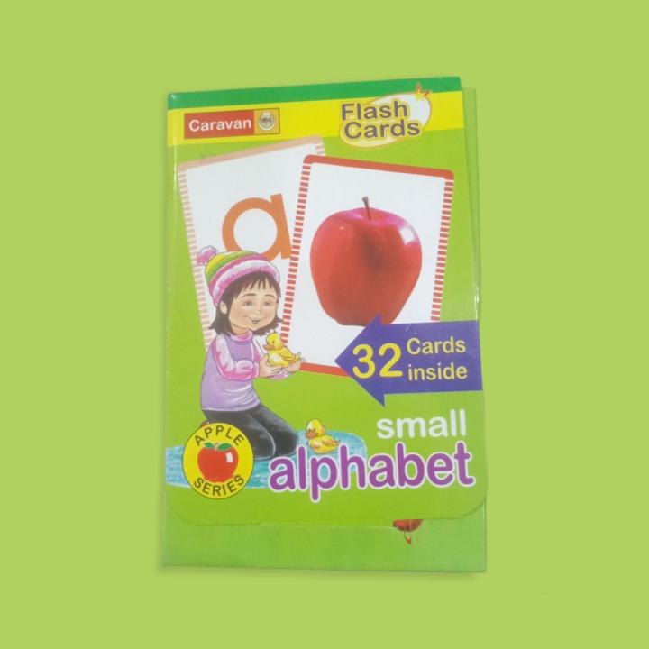 Small alphabet Learning Flash Cards medium Size For Kids | Daraz.pk