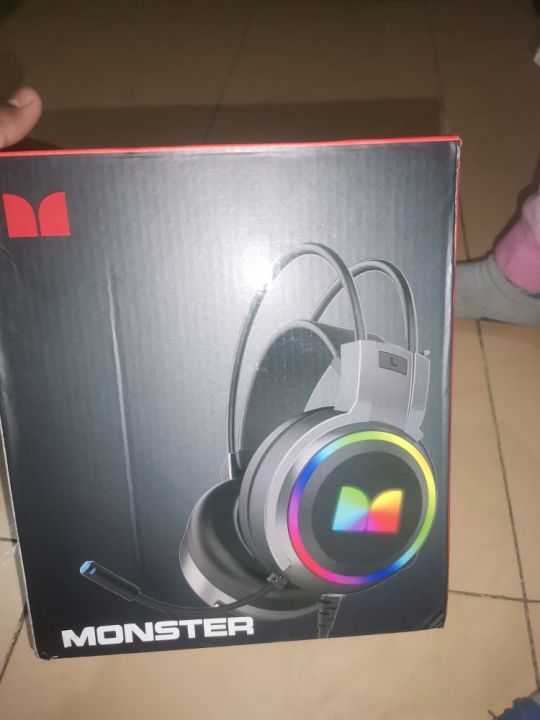 Monster RGB Headphones RGB Gaming Headphones computer Headphones LED ...