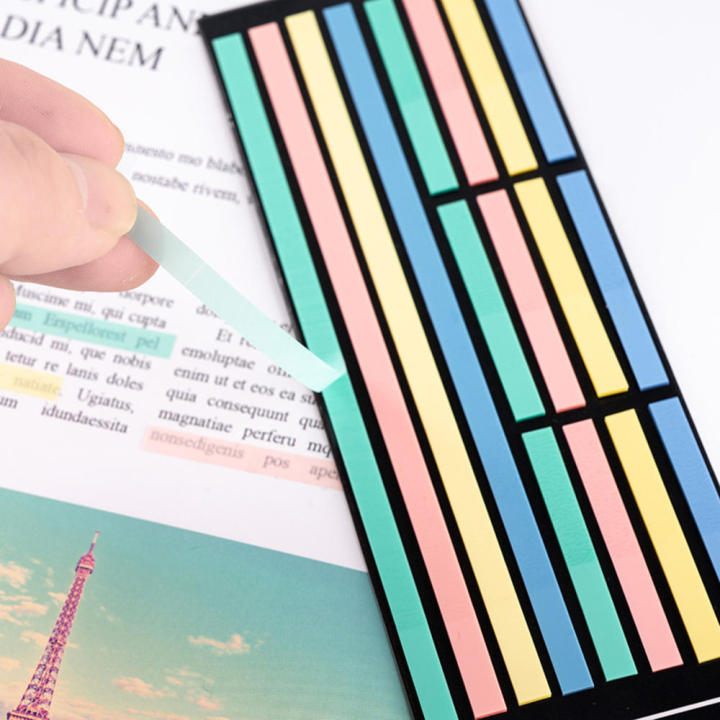 Transparent Sticky Versatile 160 sheets Colorful Transparent sticky ...