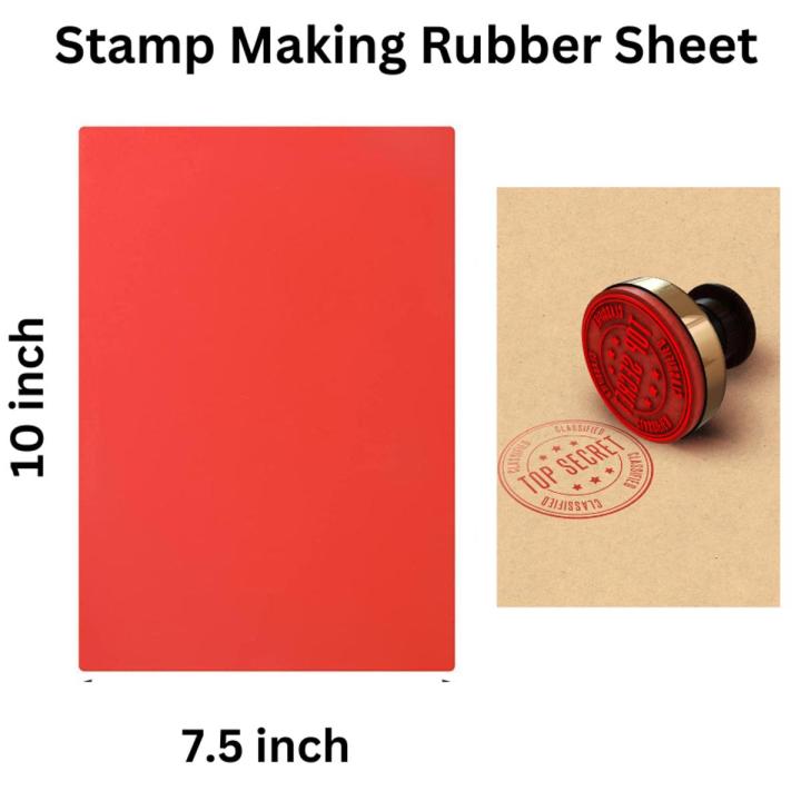 Stamp Making Nylon Sheet Size 10 x 7.5 inch Polymer Rubber Sheet One ...