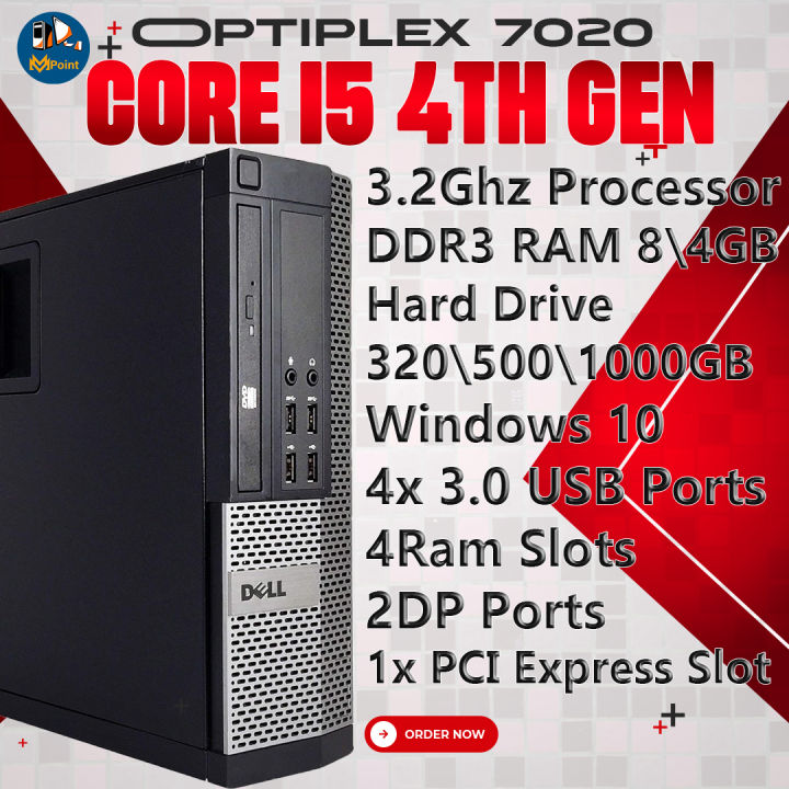 Core i5 4th Gen +4GB\8GB\12GB RAM+320GB\500GB\1000GB HDD Windows 10 ...