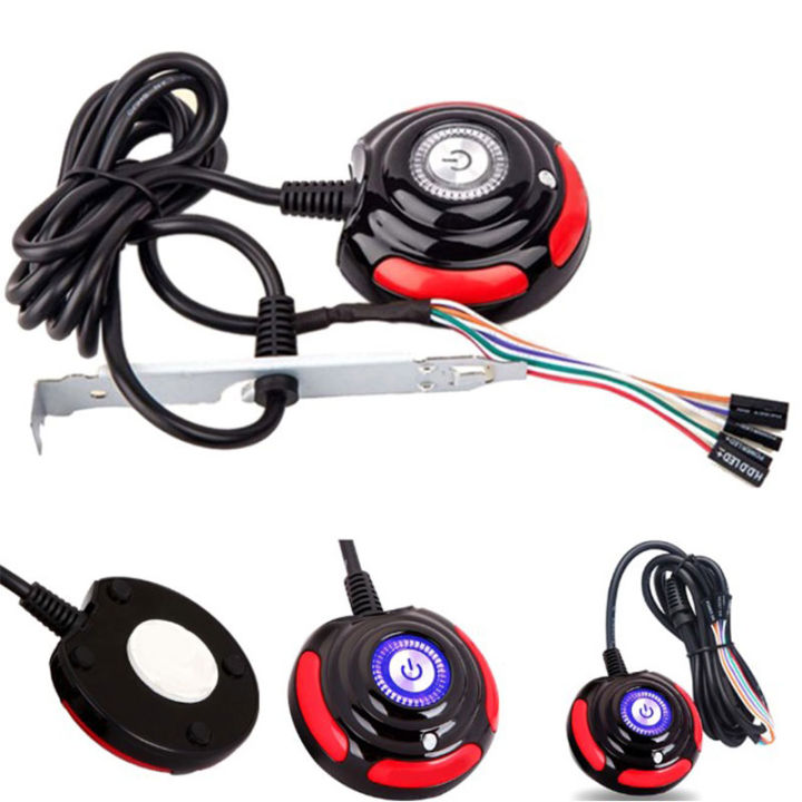 Push Button On Off Reset Switch Desktop PC Computer Case Power Supply ...