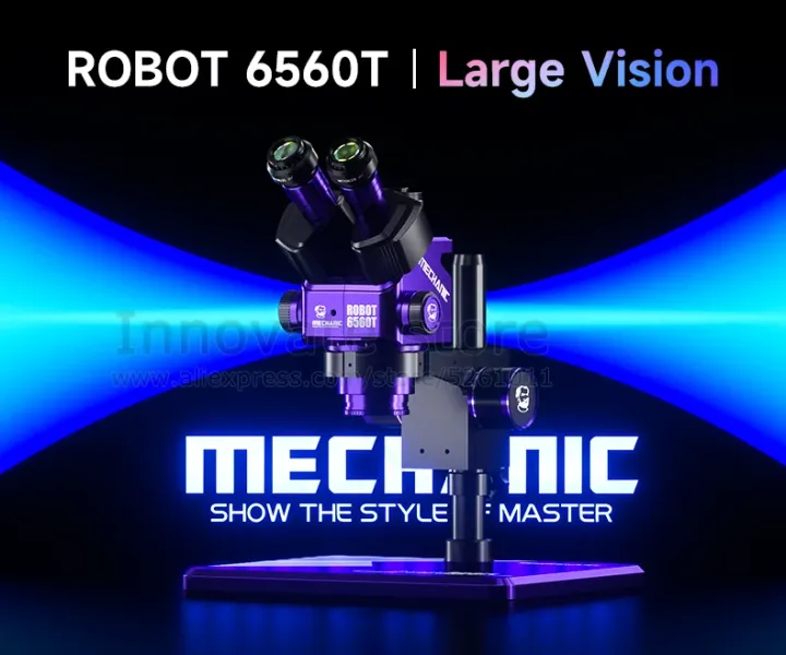 MC ROBOT 6560T-B11 60X TRINOCULAR STEREO MICROSCOPE | Daraz.pk