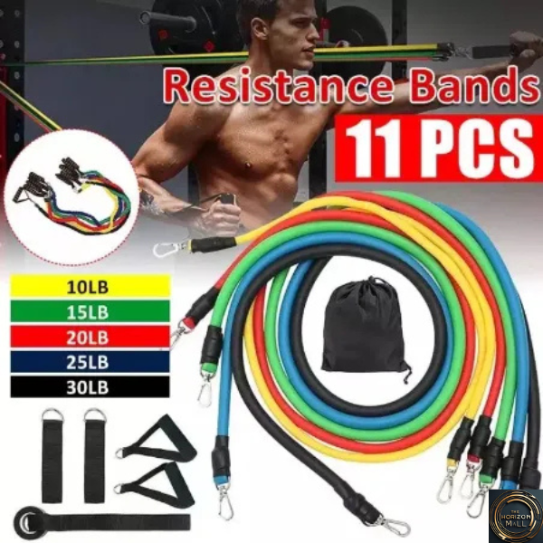 Power Resistance Bands for Workout & Exercise – Heavy Duty Fitness ...