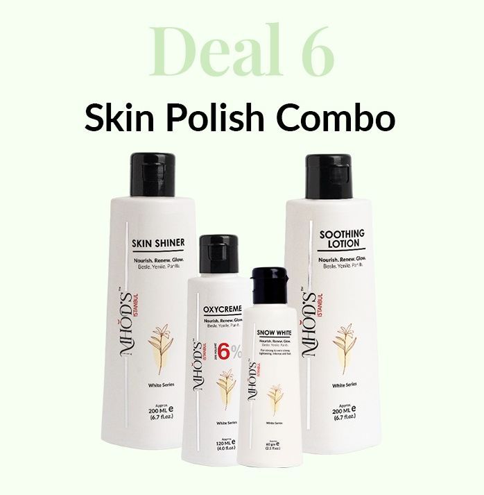 MHOD’S Istanbul Skin Polish Radiant Skin Shiner + Soothing Lotion +Snow ...