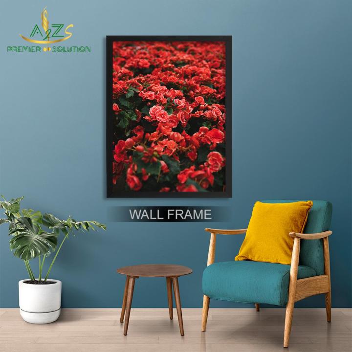 RED FLOWER WALL FRAME | Daraz.pk
