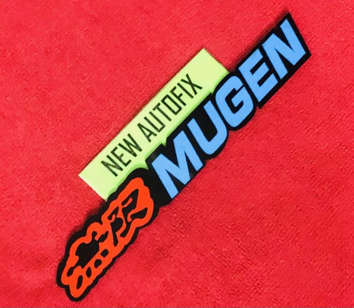 Honda Styling Mugen Plastic Decal 06 Inches 01 PC | Daraz.pk