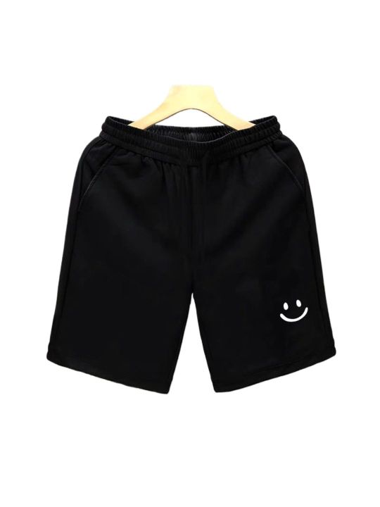 Smile Printed black Short NIkar in High Quality for Mens | Daraz.pk