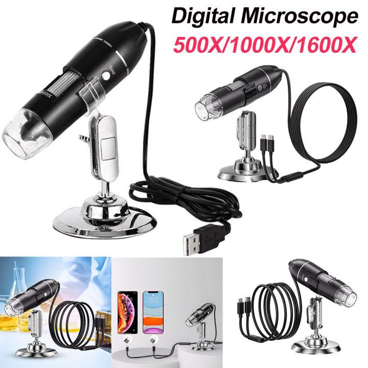 1600x Digital Microscope Usb Magnification Endoscope Portable ...