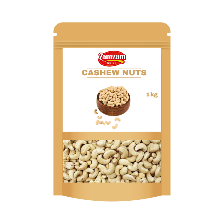 Plain Kaju - High Quality Roasted Cashew Nuts 500g and 1kg - Zamzam ...
