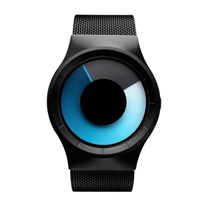 OIMG Luxury Casual Quartz Watches Unisex Stainless Steel Mesh Band ...