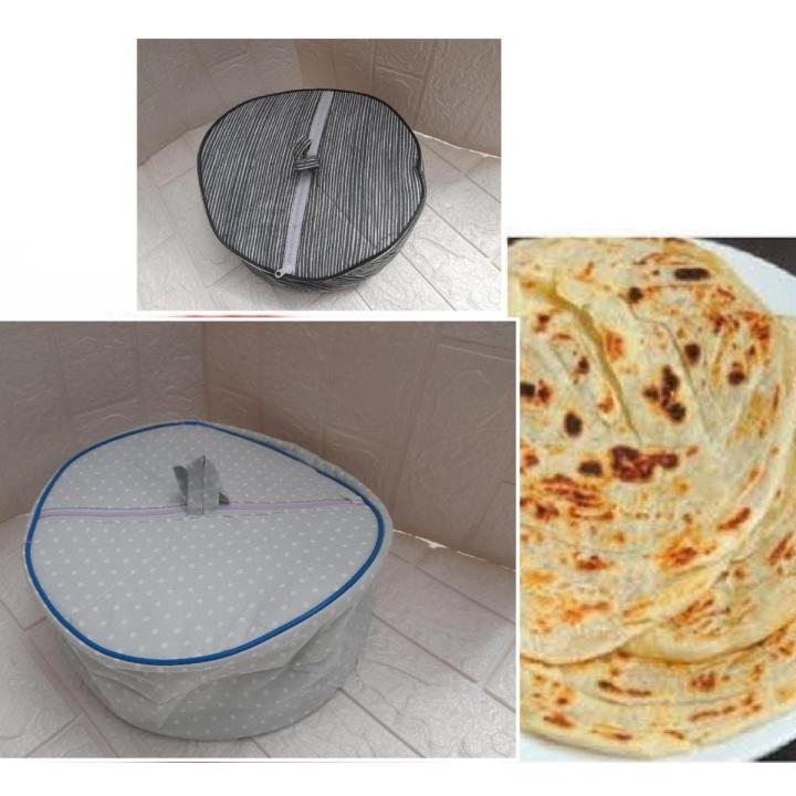 Cotton Roti Box - Circle, Cloth and foam -Multicolor/Multidesign, Bread ...