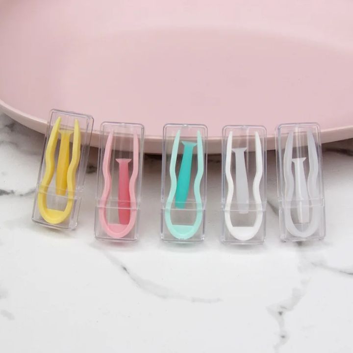 1 Set Contact Lens Inserter Wearing Tool Contact Lenses Tweezers ...